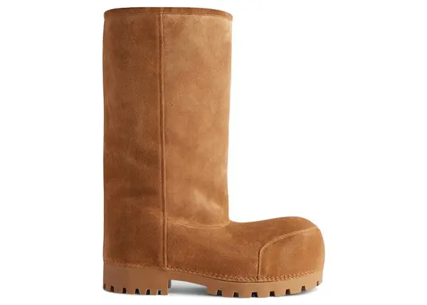 Balenciaga Alaska Fur High Boots