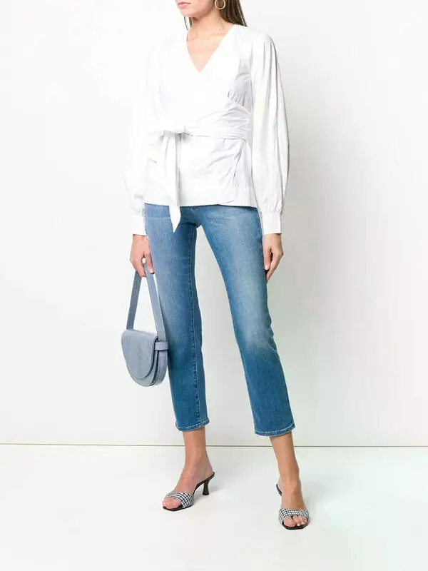 FRAME Le High Straight-leg Cropped Jeans