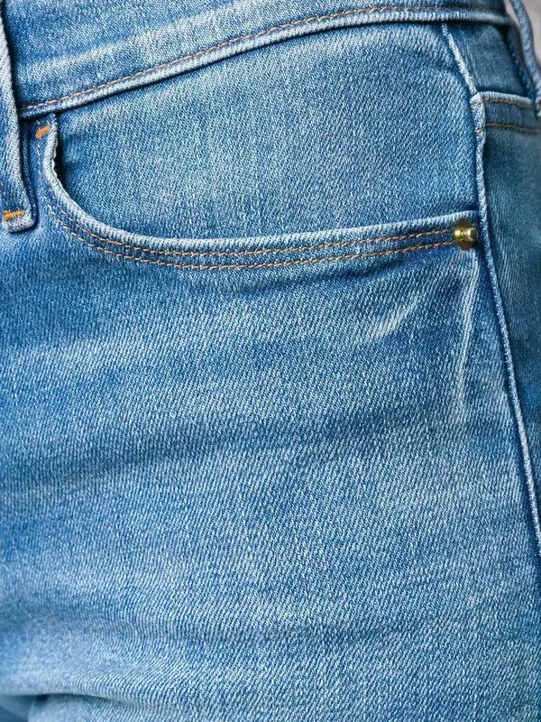 FRAME Le High Straight-leg Cropped Jeans