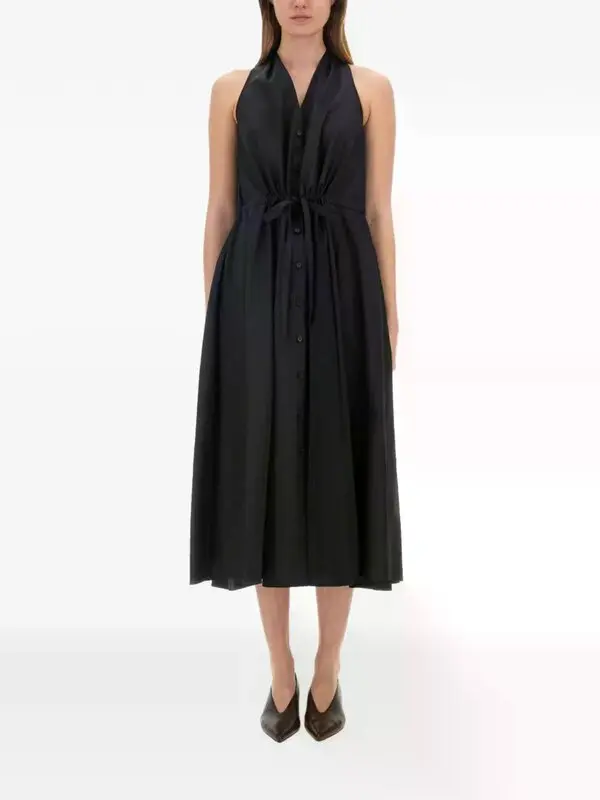 Aspesi Halterneck Poplin Dress