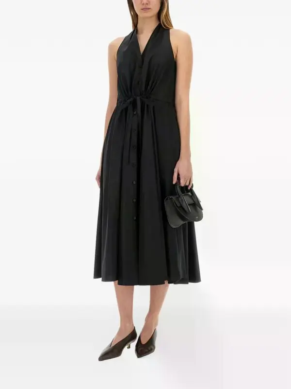 Aspesi Halterneck Poplin Dress