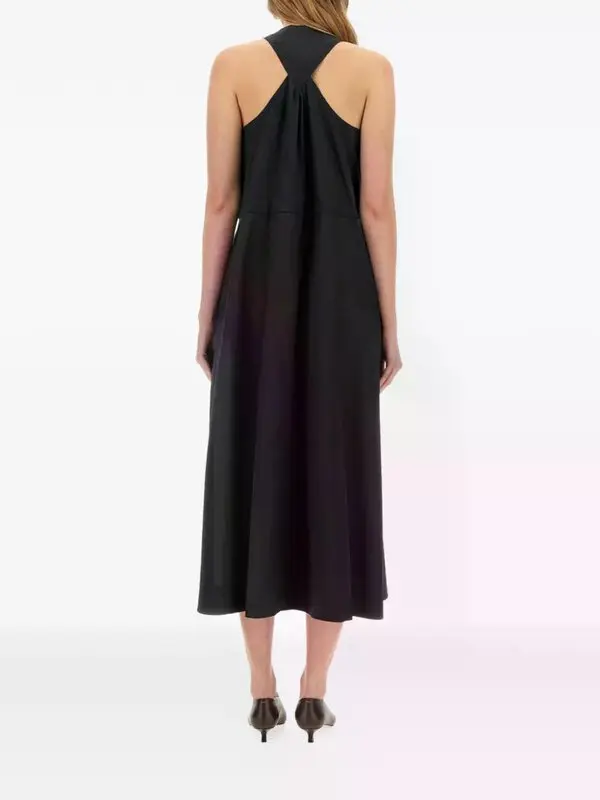 Aspesi Halterneck Poplin Dress