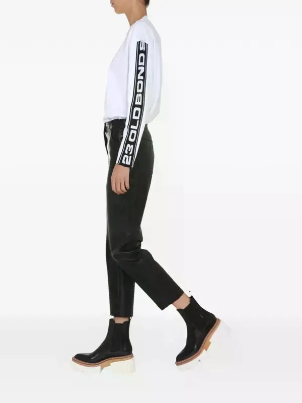 Stella McCartney Long-sleeve Round-neck T-shirt - White