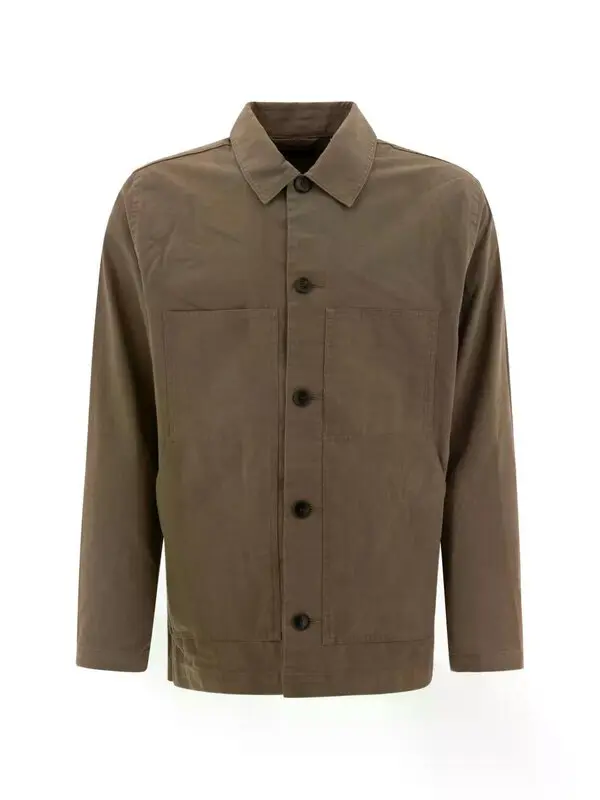 Vince Button-front Patch-pocket Jacket