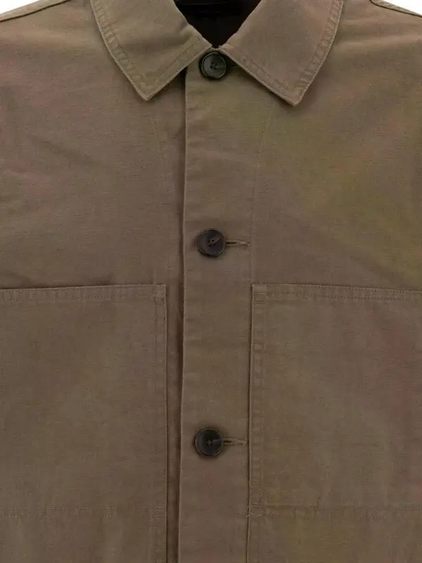Vince Button-front Patch-pocket Jacket
