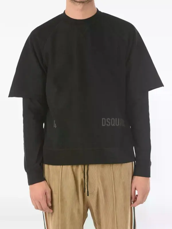 Dsquared2 Double-layer Logo Sweatshirt