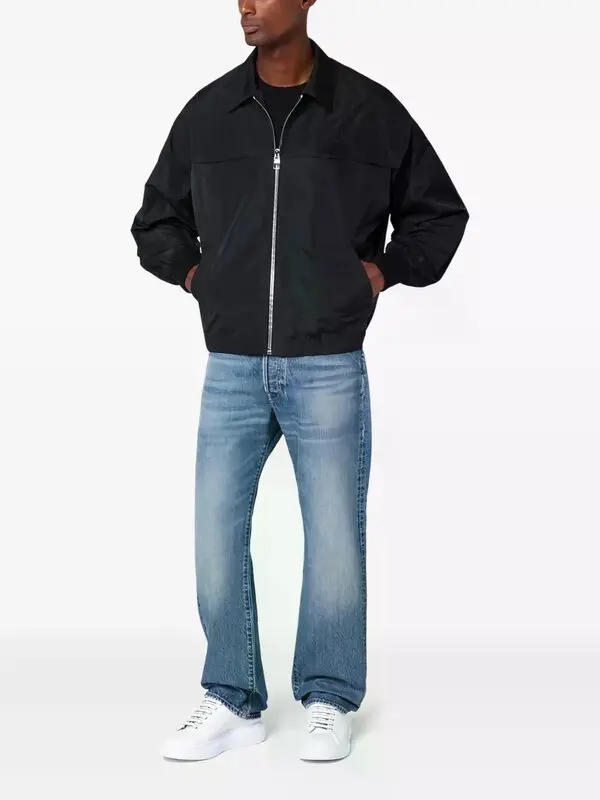 Alexander McQueen Logo-embroidered Bomber Jacket