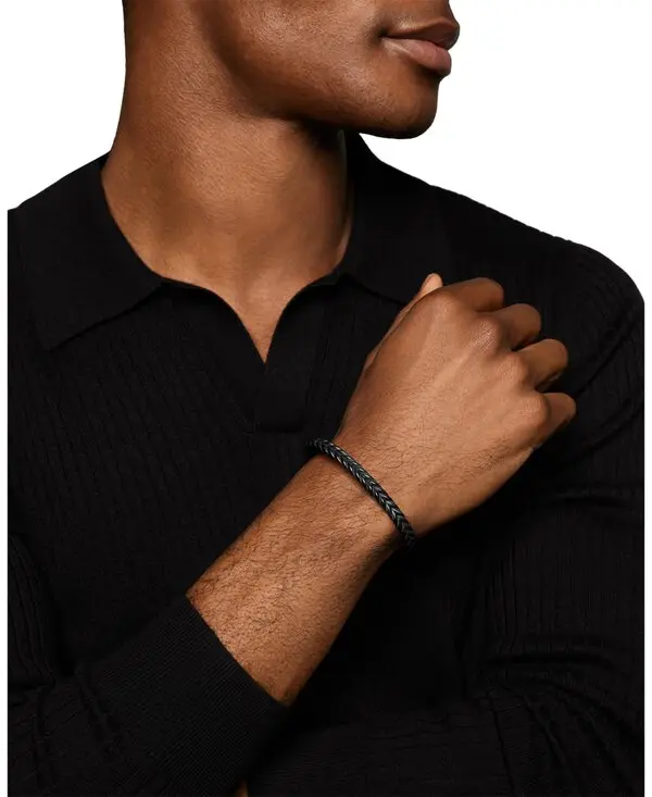 David Yurman Chevron Flex Bracelet - Black