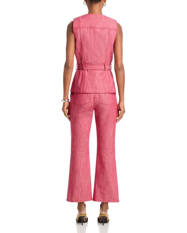 Cinq À Sept Reenee Denim Vest - Chilli Pepper