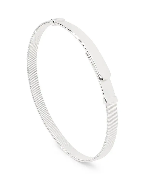 Marco Bicego 18k Masai Coil Bangle Bracelet - White Gold