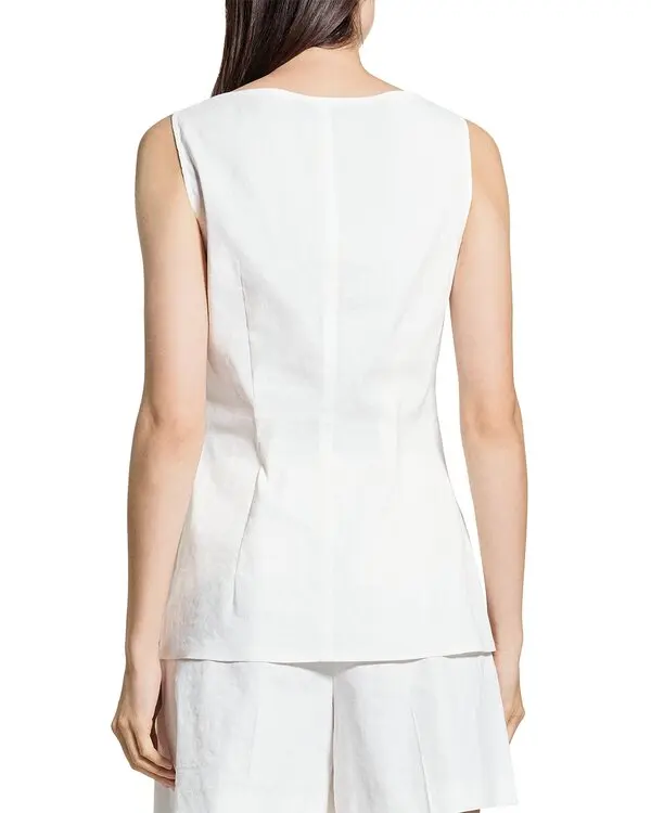 Theory Boat Neck Sleeveless Top