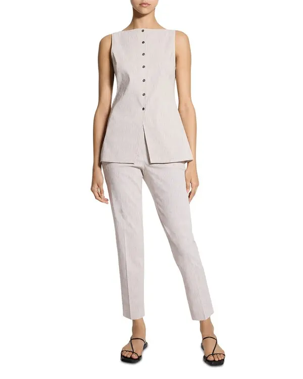 Theory Boat Neck Sleeveless Top