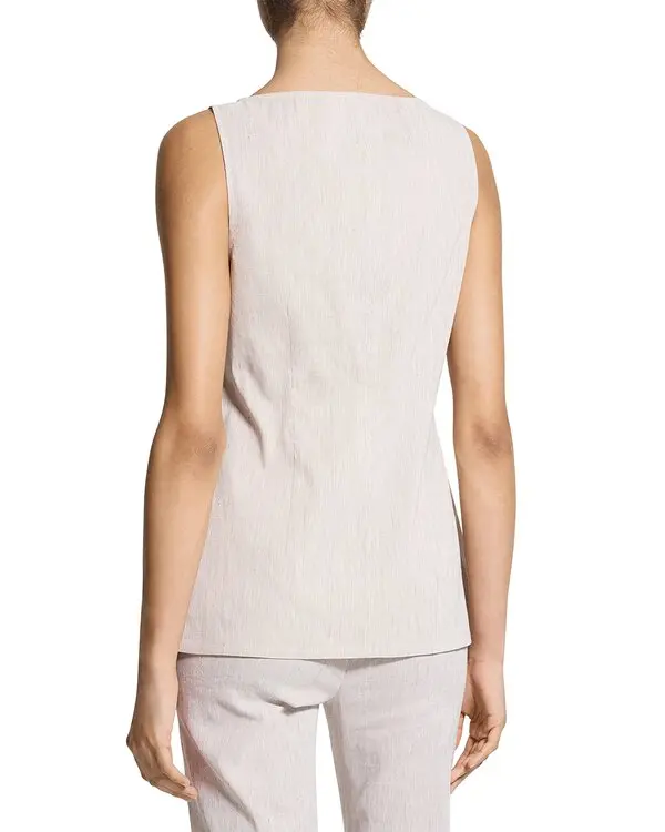 Theory Boat Neck Sleeveless Top