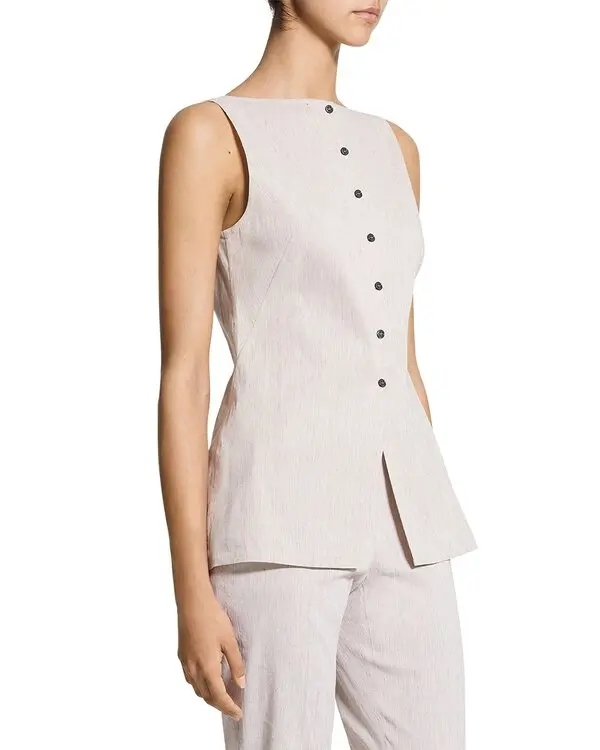 Theory Boat Neck Sleeveless Top