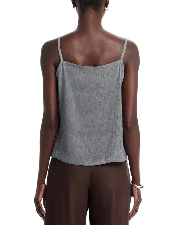 Theory Denim Apron Top - Ink Blue