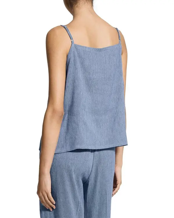 Theory Denim Apron Top - Light Denim