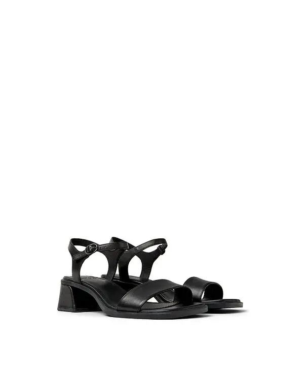 Camper Kora Leather Sandal - Black