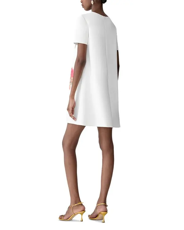 Carolina Herrera Short Sleeve Mini Dress
