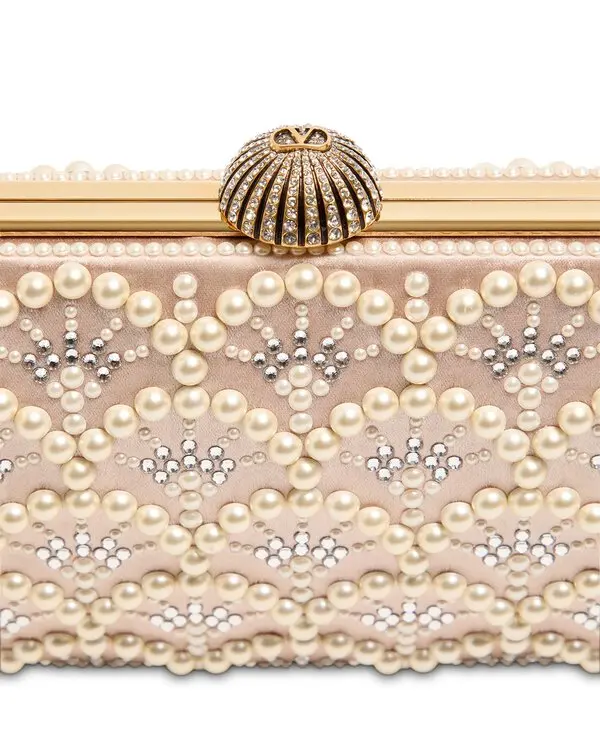 Valentino Garavani Minaudiere Embellished Chain Strap Wallet - Multi