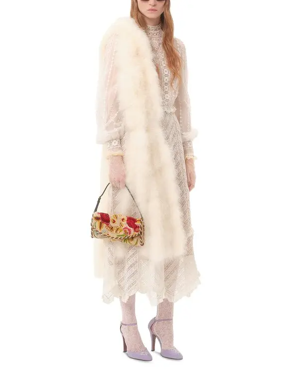 Valentino Garavani Devain Vlogo Embroidered Small Shoulder Bag