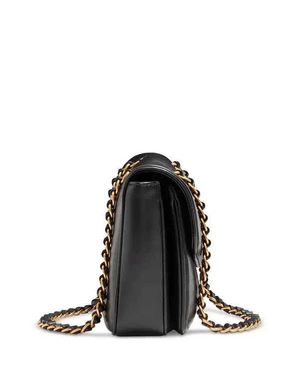 Valentino Garavani Djuna Vlogo Medium Shoulder Bag - Black