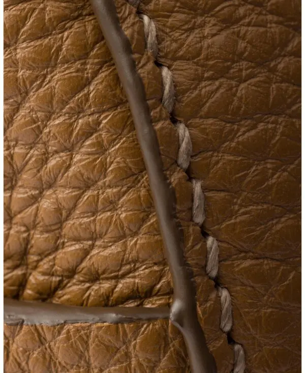 Prada Medium Leather Shoulder Bag - Brown