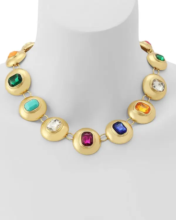 Kurt Geiger Stone Button Collar Necklace