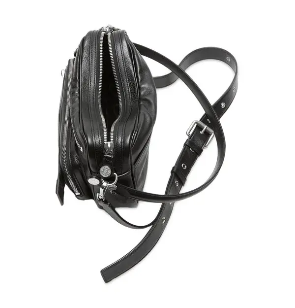 Acne Studios Leather Shoulder Bag - Black
