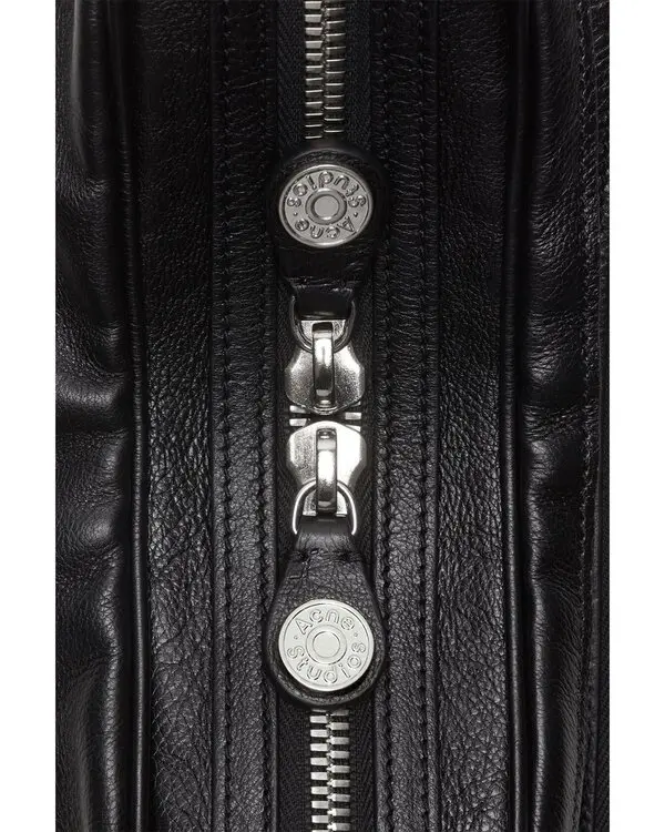 Acne Studios Leather Shoulder Bag - Black
