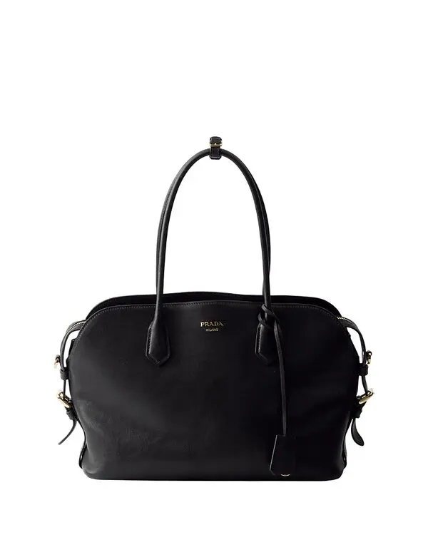Prada Large Leather Tote Bag