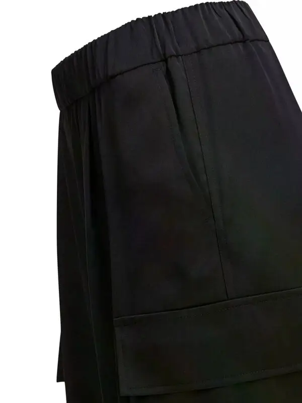 SEMPER Tapered Trousers With Cargo Pockets - Black