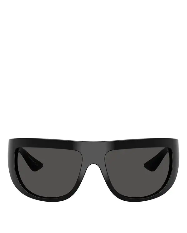 Khaite X Oliver Peoples Wraparound Sunglasses - Black