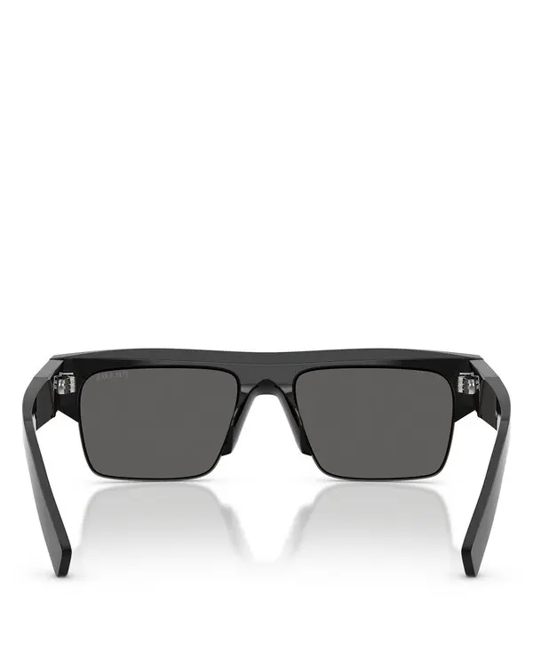 Prada Rectangular Sunglasses, 55mm - Black