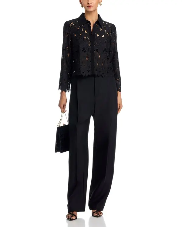 Generation Love Talsie Embroidered Georgette Combo Shirt