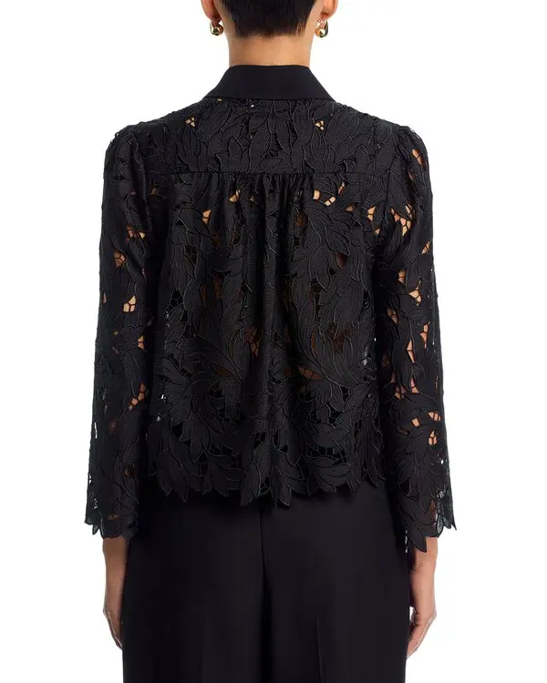 Generation Love Talsie Embroidered Georgette Combo Shirt