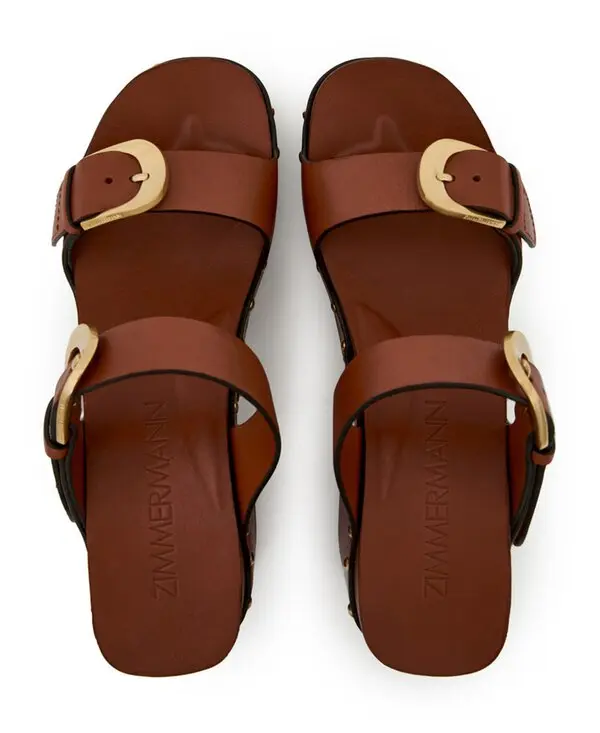 Zimmermann Alight Wedge 100 Sandals