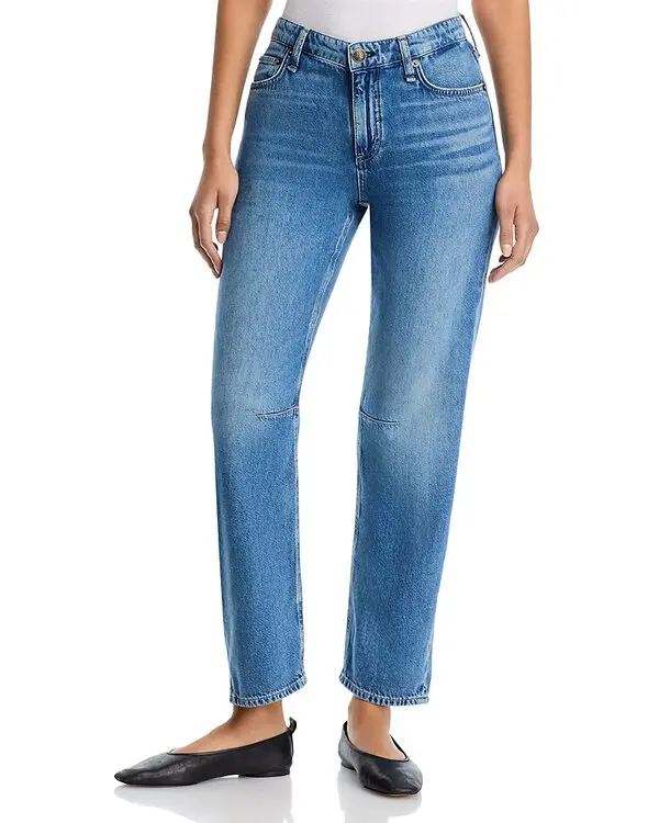 Rag & Bone Featherweight Stevie Slim High Rise Tapered Jeans - Echo
