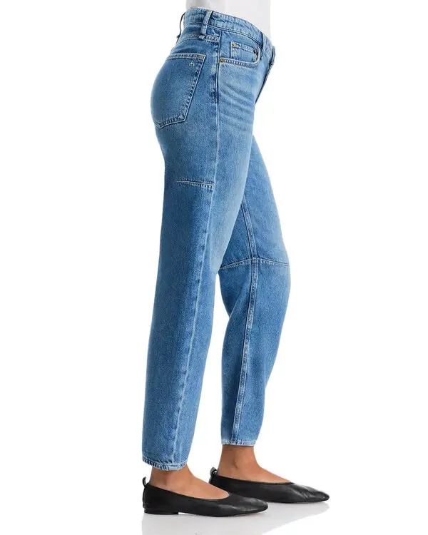Rag & Bone Featherweight Stevie Slim High Rise Tapered Jeans - Echo