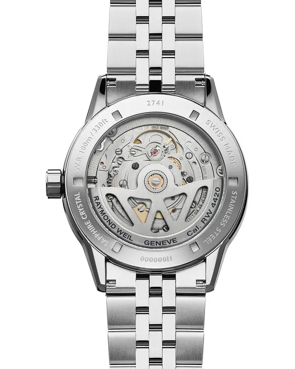 RAYMOND WEIL Freelancer Automatic Bracelet Watch - Silver/blue