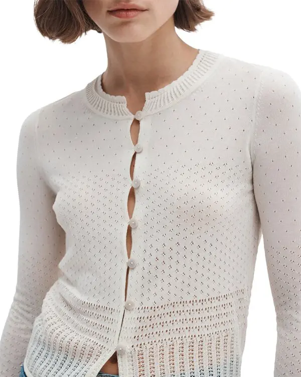 Rag & Bone Michelle Cardigan - Ivory