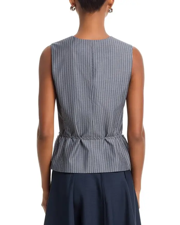 Rag & Bone Paulette Stripe Poplin Vest - Salst
