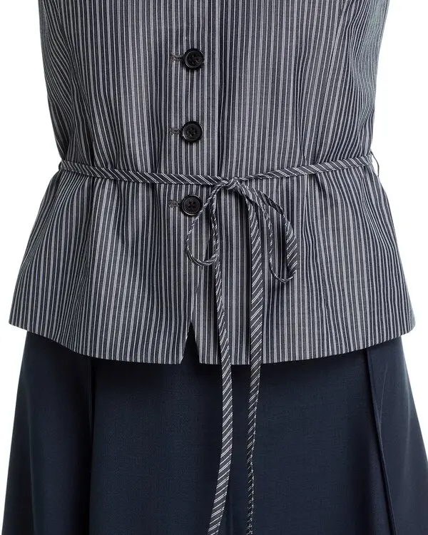 Rag & Bone Paulette Stripe Poplin Vest - Salst