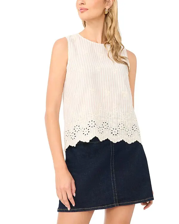 Vince Camuto Sleeveless Crewneck Top