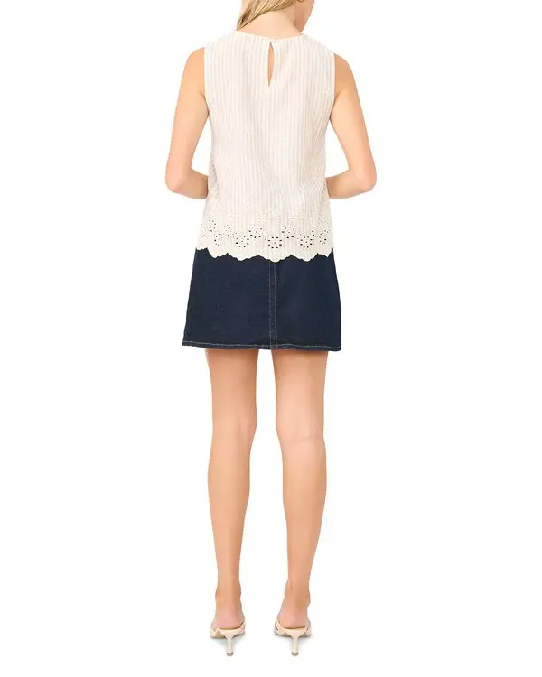 Vince Camuto Sleeveless Crewneck Top