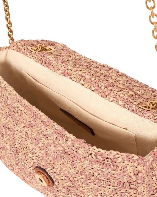 Gerard Darel Le Fanny Crochet Raffia Crossbody