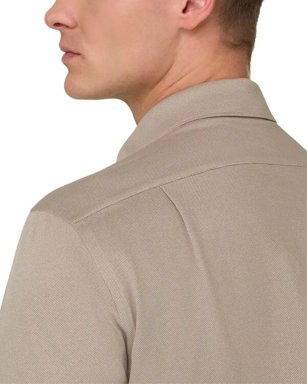 Boggi Milano Regular Fit Japanese Jersey Shirt