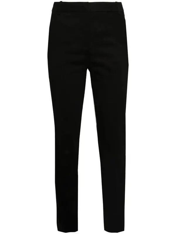 Pinko Bello Mid-waist Cigarette Trousers - Black