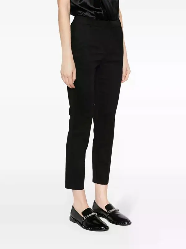 Pinko Bello Mid-waist Cigarette Trousers - Black