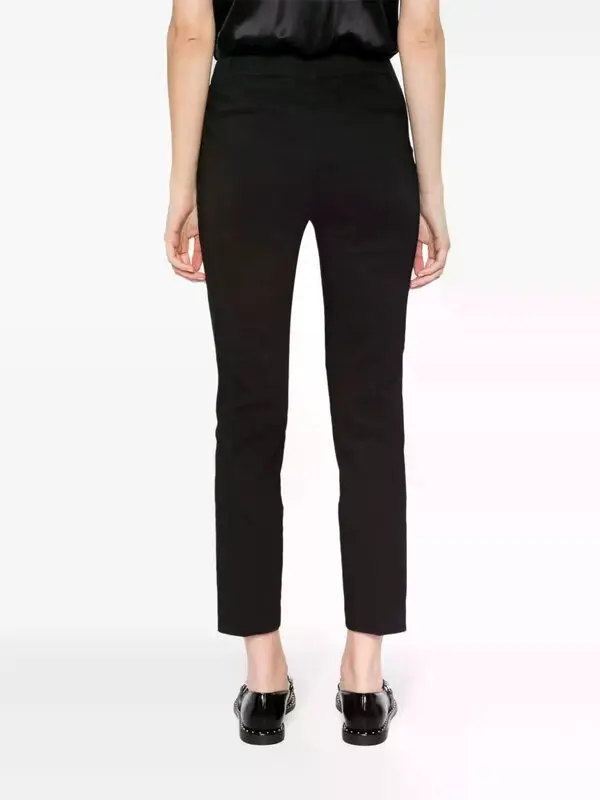 Pinko Bello Mid-waist Cigarette Trousers - Black