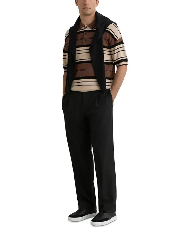 REISS Relaxed Fit Stripe Polo Shirt